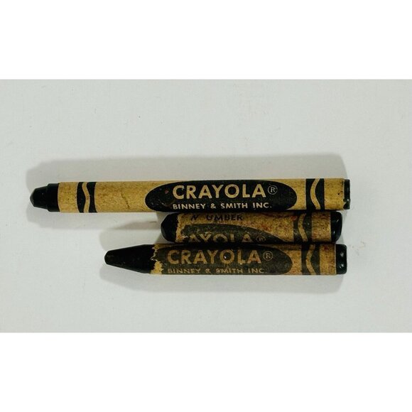 Crayola | Office | Binney Smith Vintage Old Crayola Crayons Raw Umber ...
